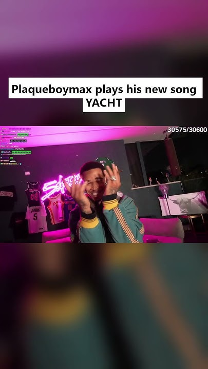 Plaqueboymax plays his new song YACHT #plaqueboymax - YouTube