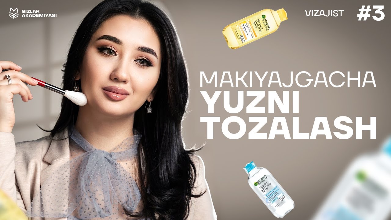 Yuzni makiyajga tayyorlash. Tonal kremi bilan ishlash | Vizajistlik kursi [3-DARS] - YouTube