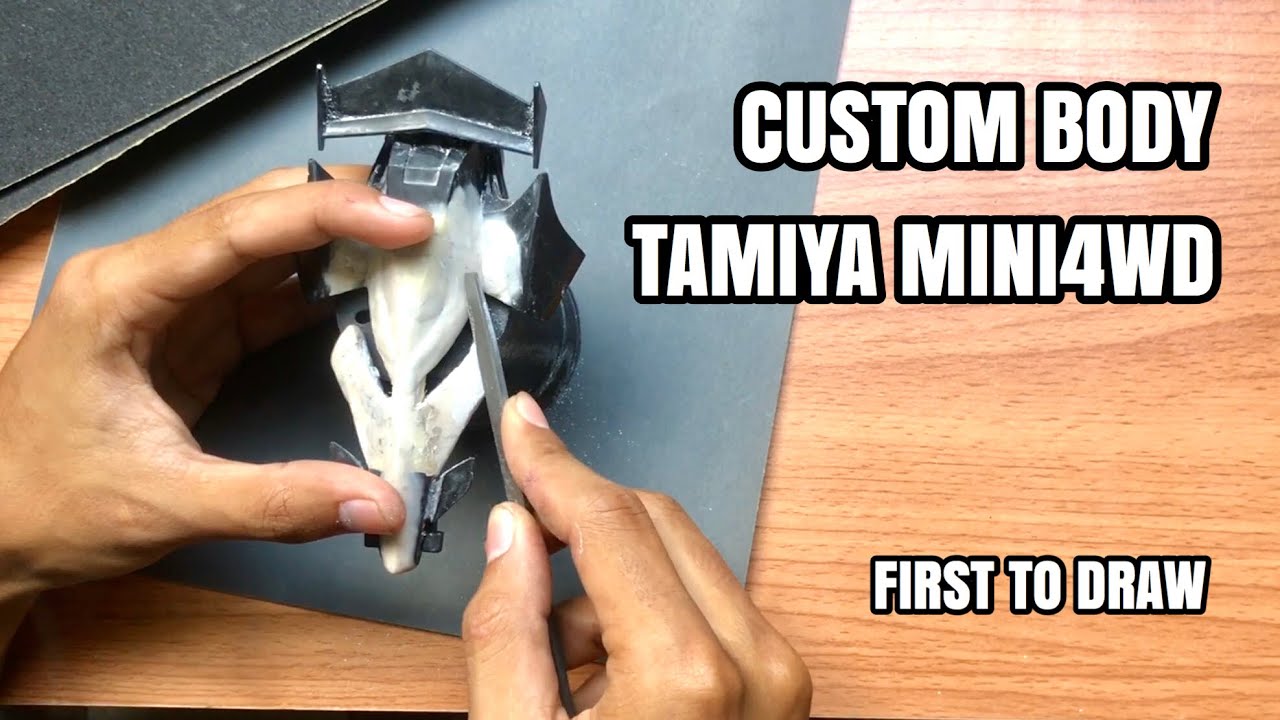 FIRST TO DRAW / ปั้น body รถtamiya mini4wd ด้วยอีพ็อกซี - YouTube