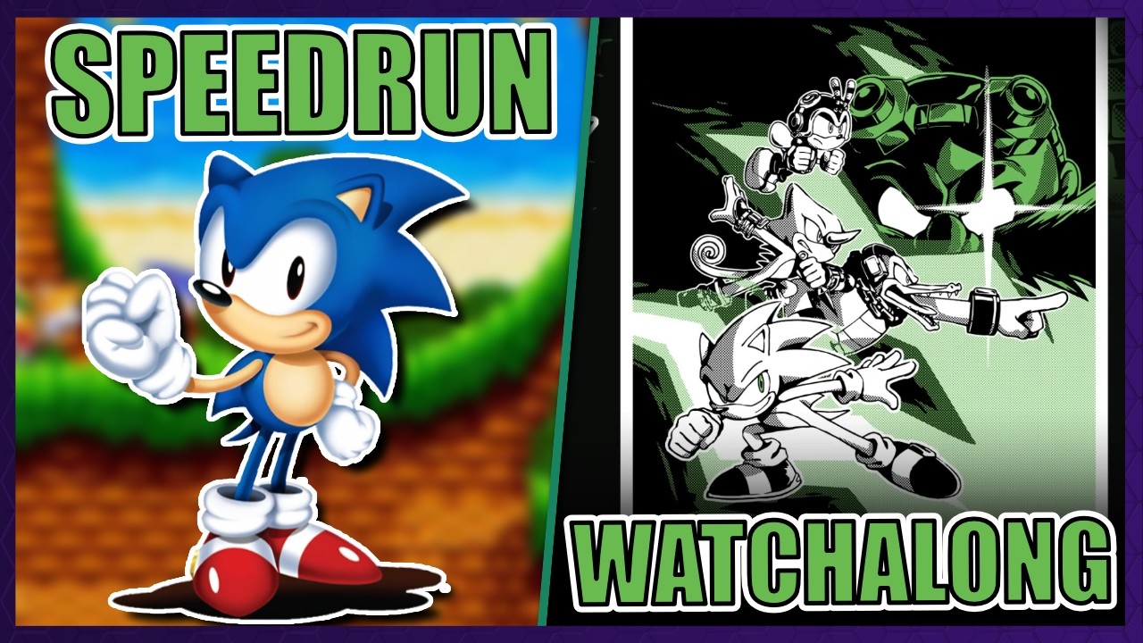 Classic Sonic Trilogy speedrun & Chaotix Casefiles EP7 Watchalong - YouTube