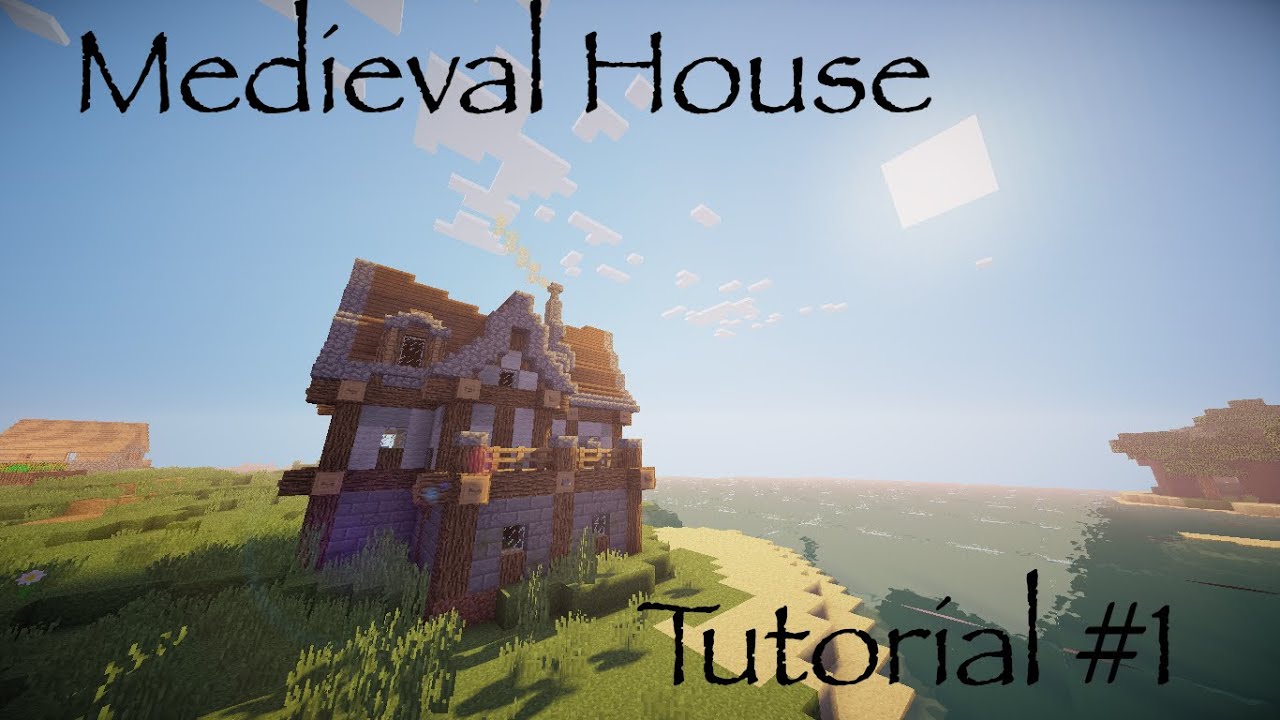 Minecraft Medieval House Tutorial - YouTube