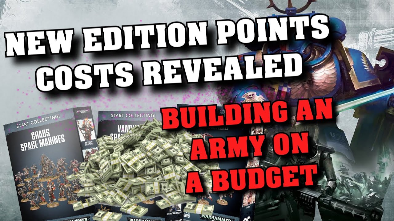 New 40k 9th Edition Warhammer 40k Points Revealed - Building an Army on ...