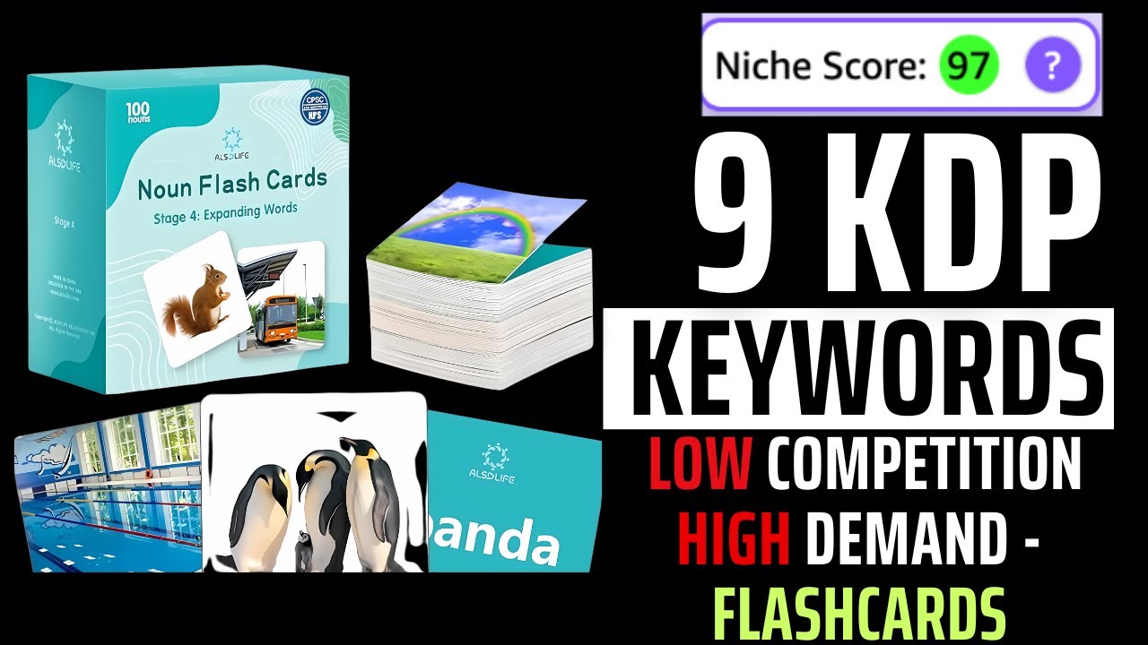 9 Profitable Amazon KDP Flashcard Niches SUPER High Niche Score! 💰 ...