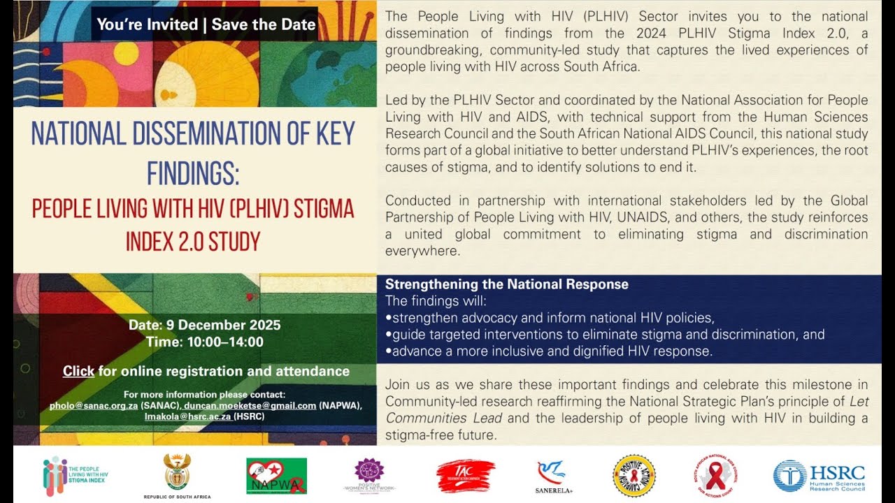 National Dissemination of Key Findings: People Living with HIV (PLHIV ...