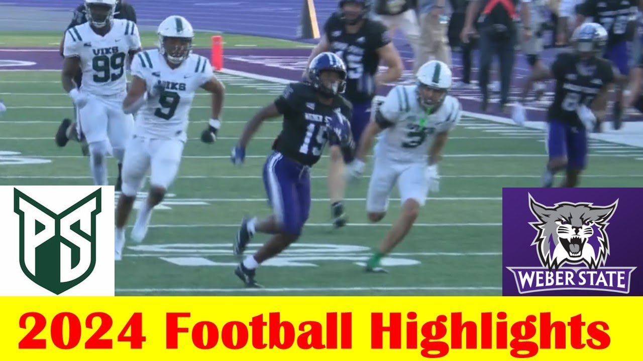 Portland State vs Weber State Football Game Highlights 9 7 2024 - YouTube