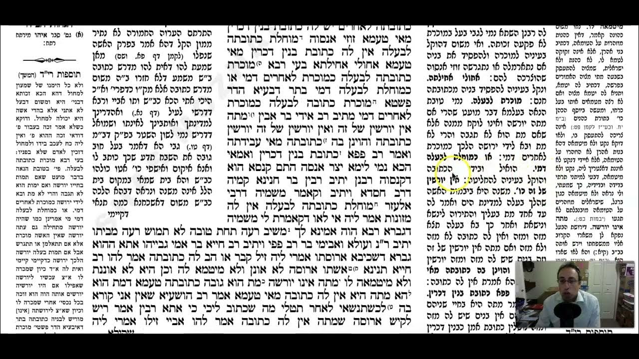 Kesuvos Daf 53a Daf Yomi Gemara (Talmud) Mesechet Ketubot - YouTube