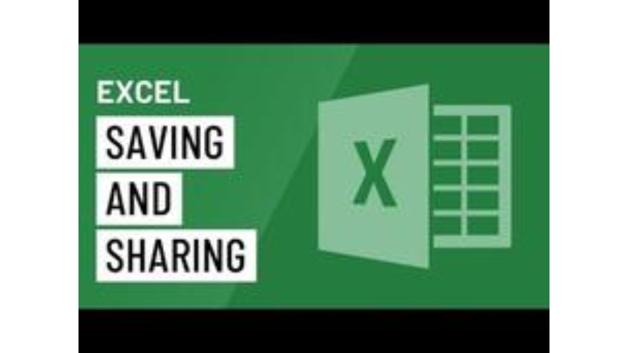 Excel Saving and Sharing - YouTube