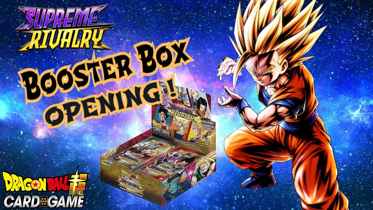 SUPREME RIVALRY BOOSTER BOX OPENING DRAGON BALL SUPER CARD GAME - YouTube