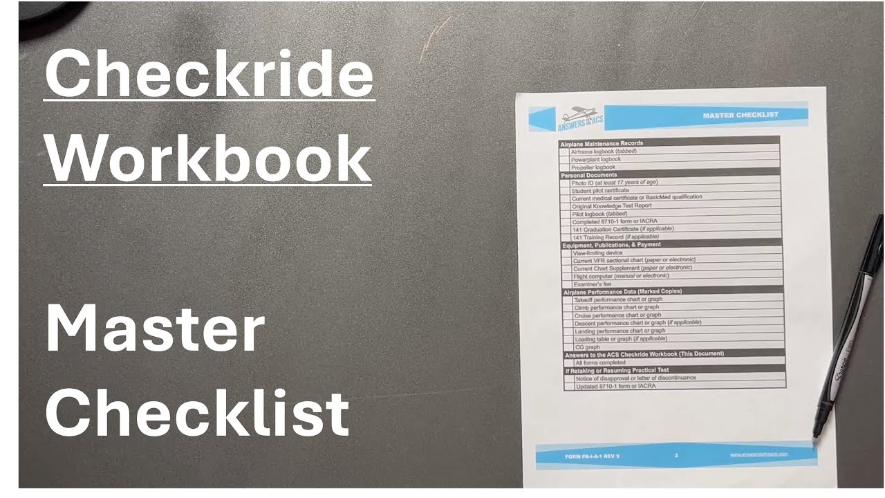 What You Need to Bring to Your Checkride - YouTube