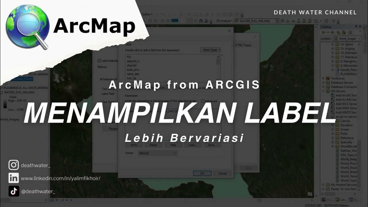 Cara Menampilkan Label Lebih Bervariasi di ArcMap ArcGIS - YouTube