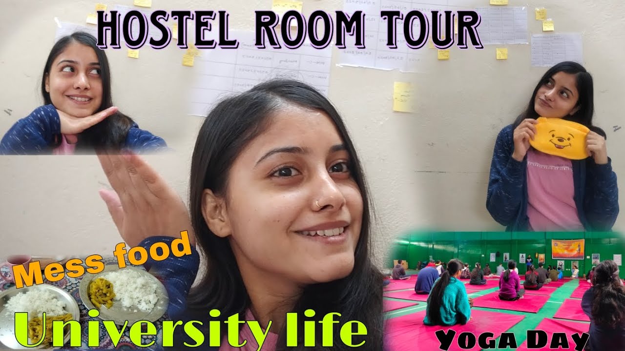 Hostel Room Tour ll Girls Hostel ll NEHU ll University Life ll Yoga Day ...