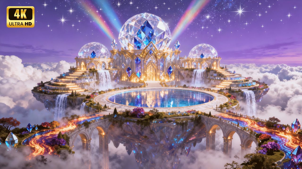 Ethereal Kingdom 👑 | 4K Journey Through Diamond Palaces & Celestial ...