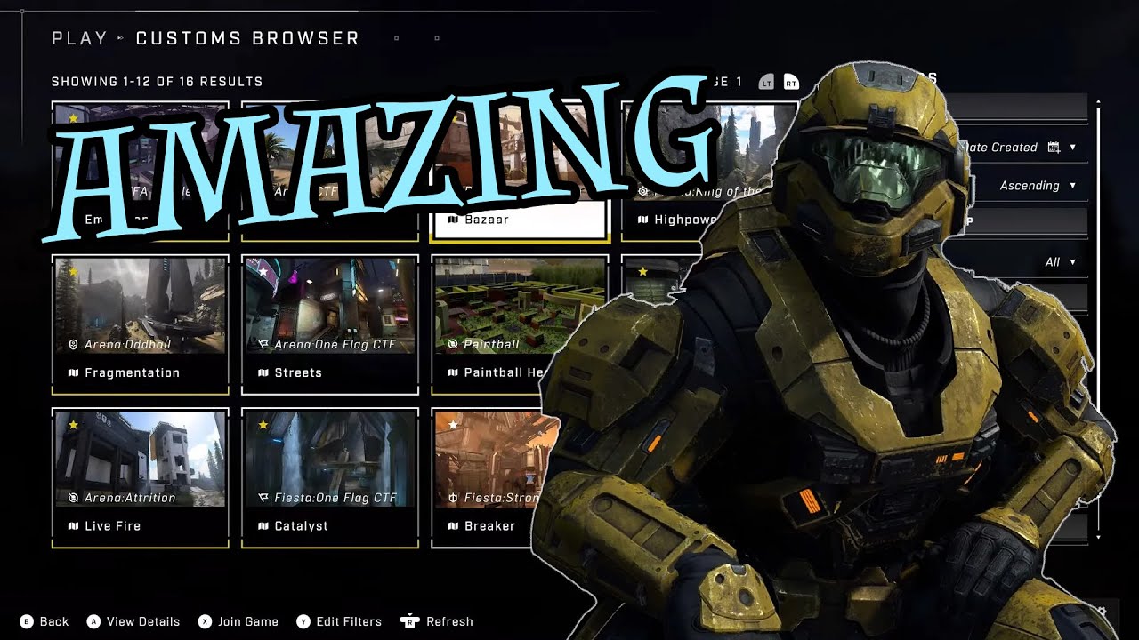 Halo Infinite Custom Games Is AMAZING - YouTube