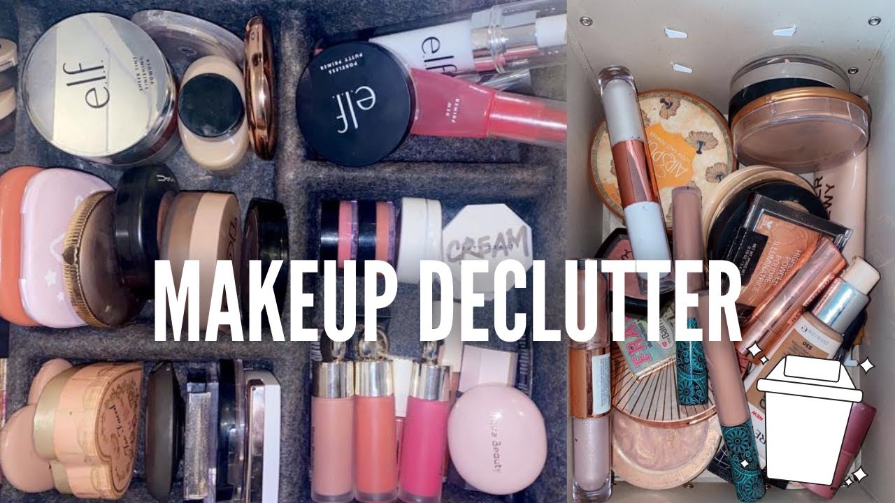 MAKEUP COLLECTION & DECLUTTER 2021 | Decluttering my collection before ...