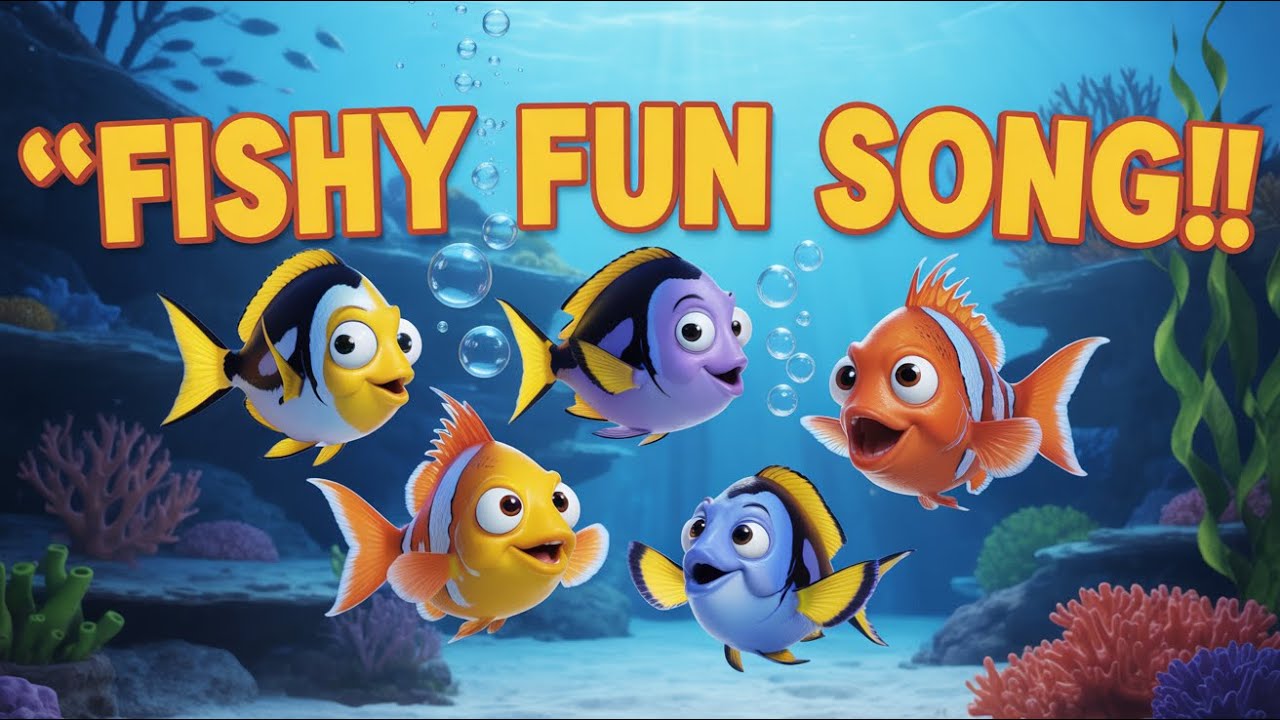 I'm a Little Fish: Educational Song for Toddlers to Sing Along - YouTube