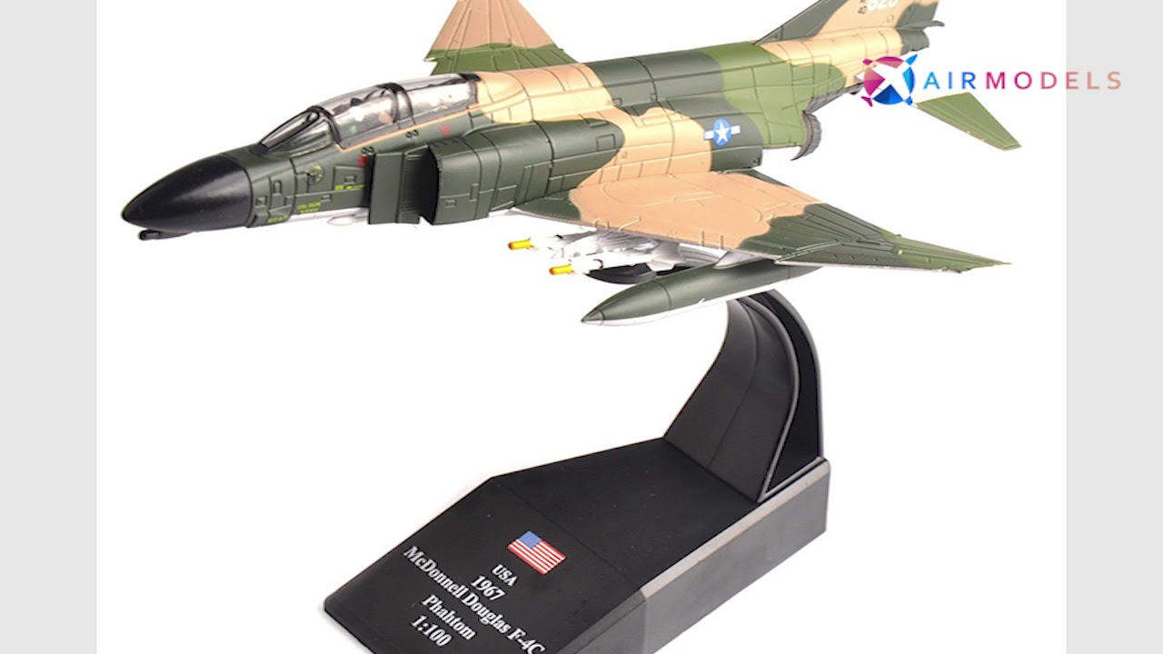 McDonnell F-4 Phantom II - Diecast Aircraft Model - YouTube