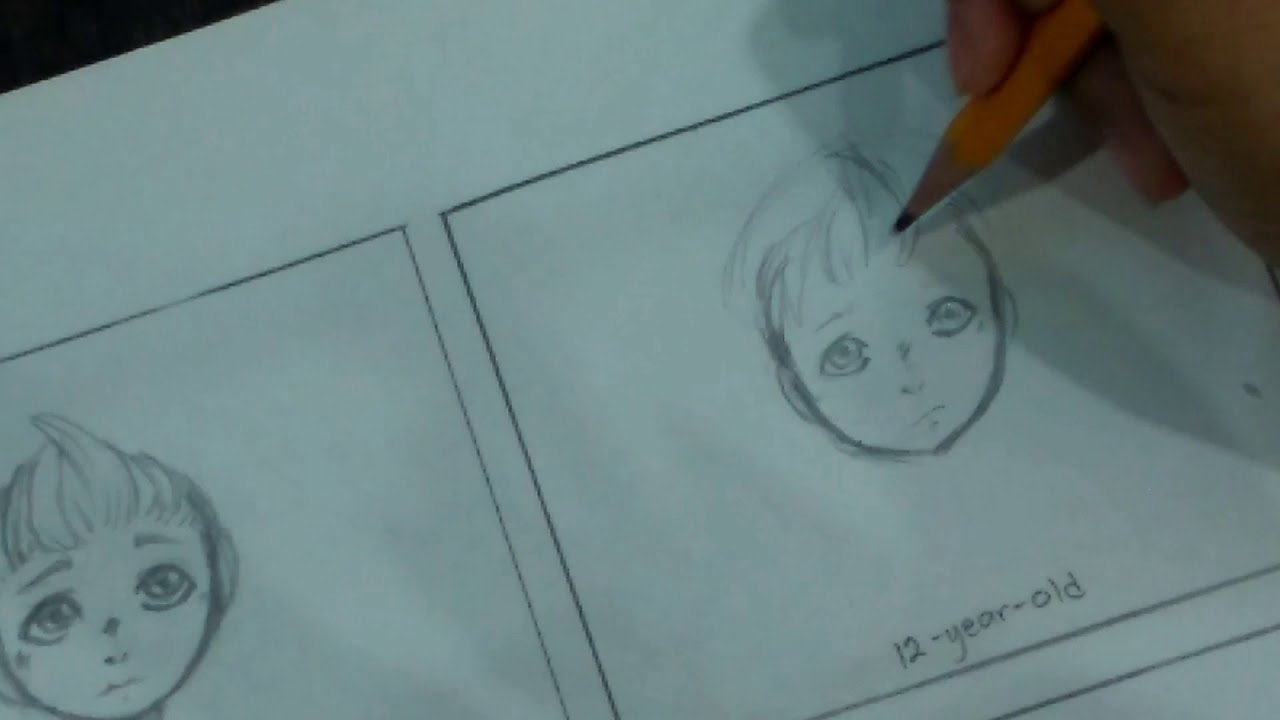 Drawing Aging Original Character (Timelapse/Satisfying) - YouTube