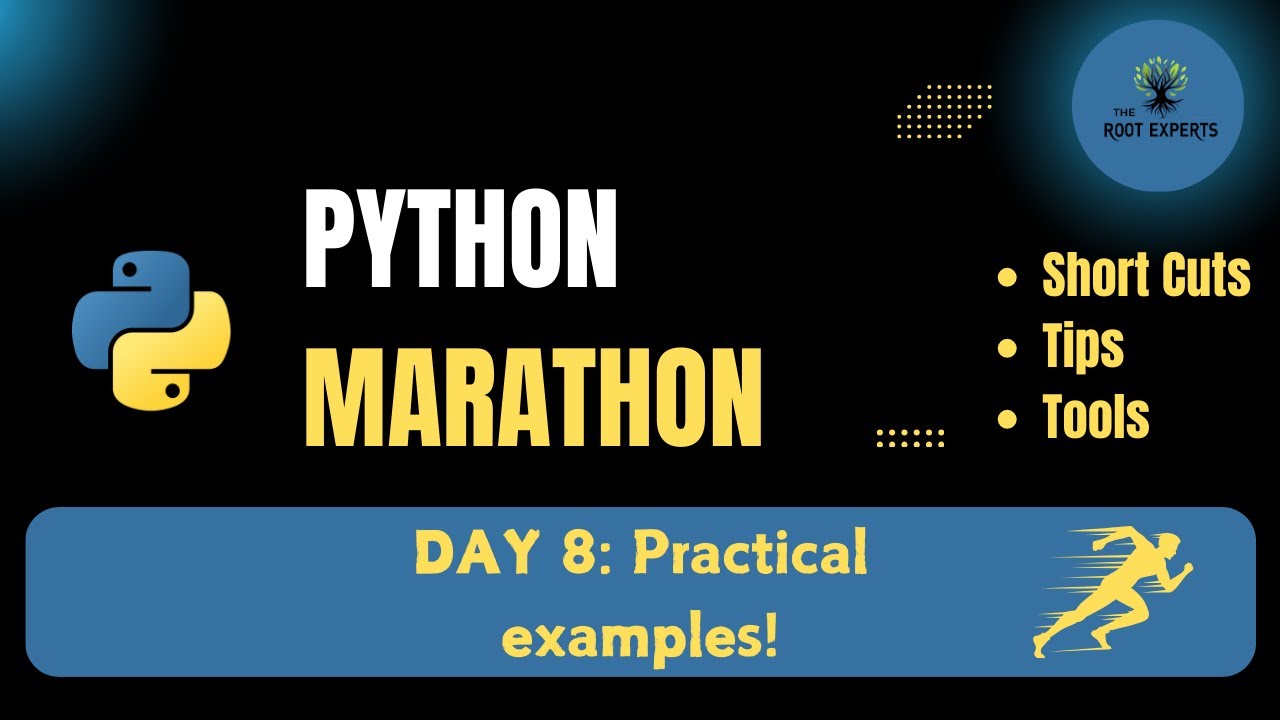 Marathon Day 8: Practical examples for Python! - YouTube