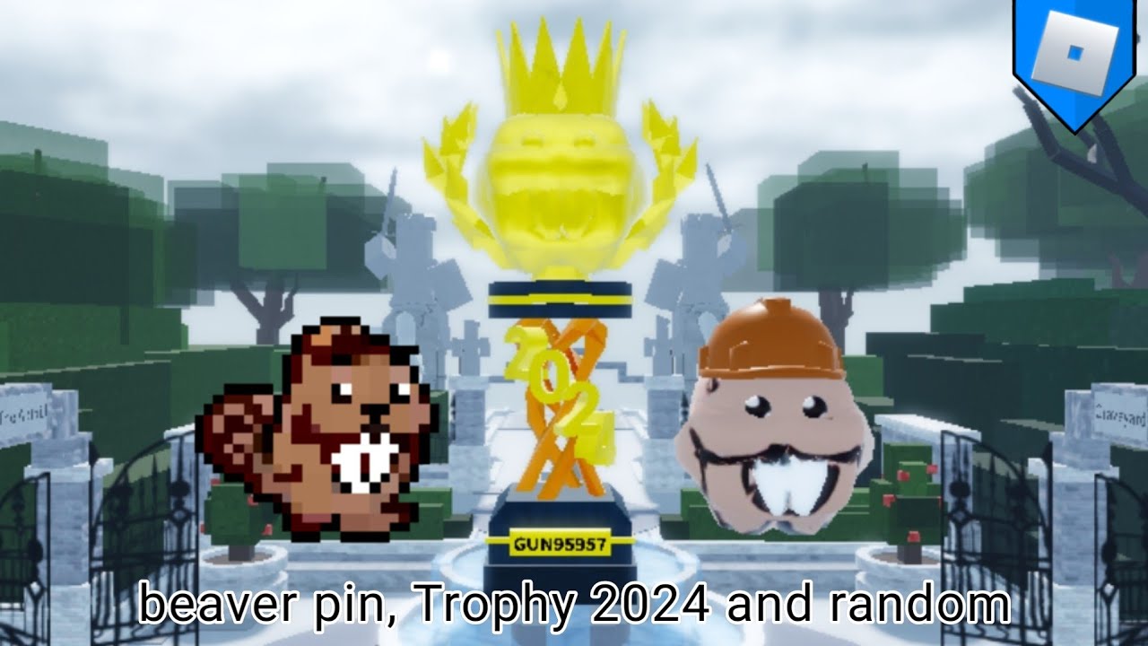 how to get beaver pin, Trophy 2024 and random in Untitled Sandbox Game ...