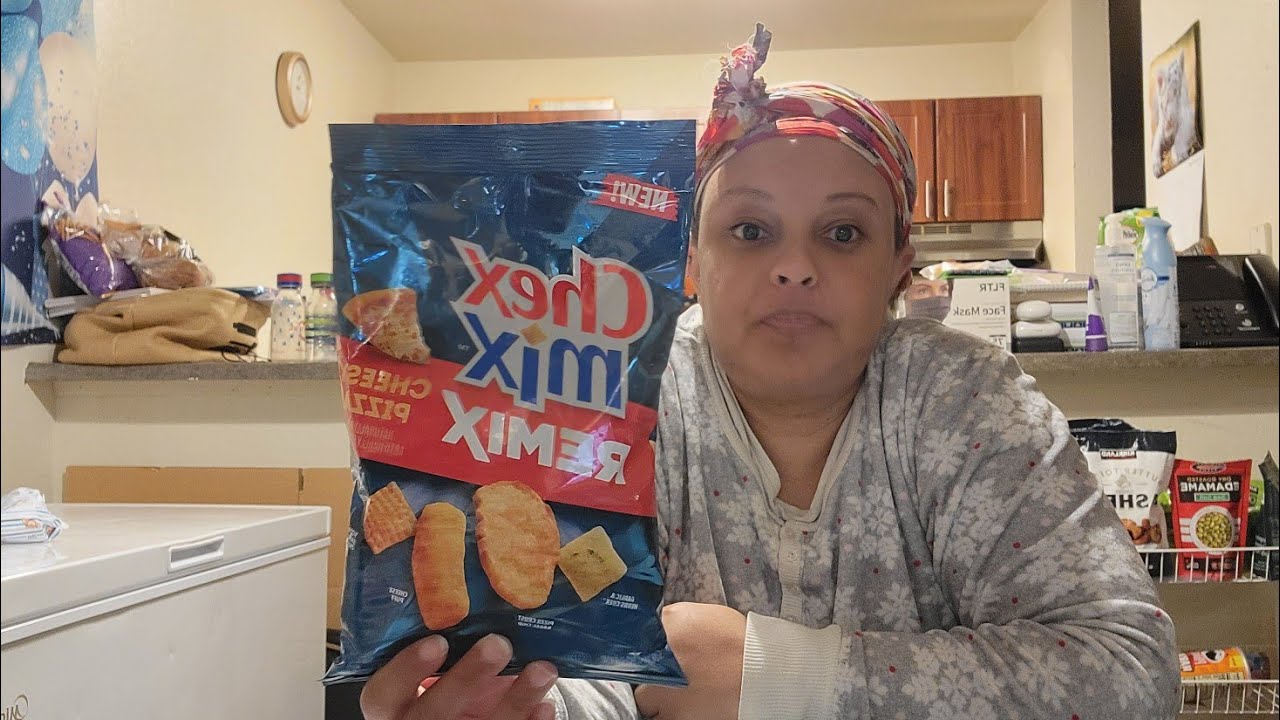 Trying the chex mix - YouTube