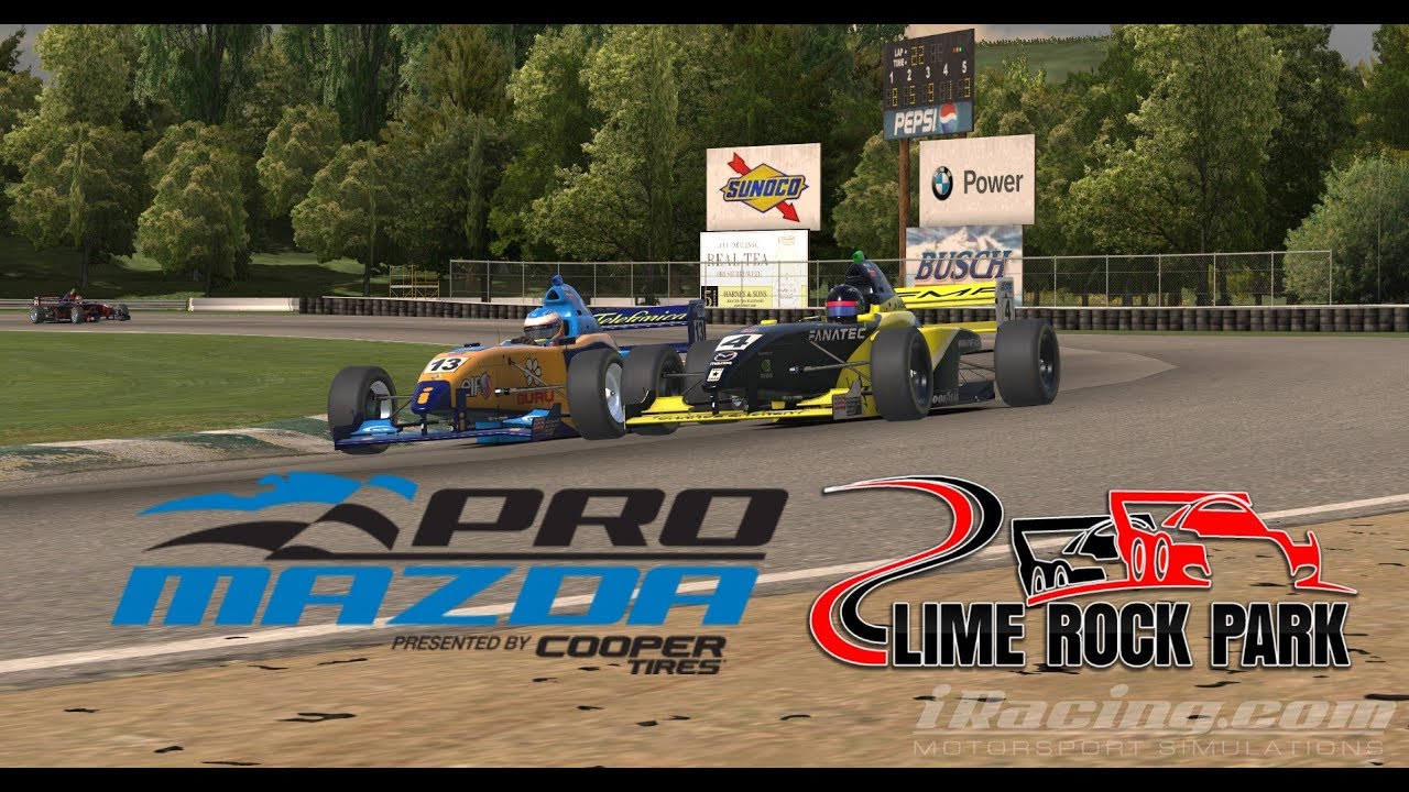 iRacing Pro Mazda at Lime Rock- Short Track, High SOF - YouTube