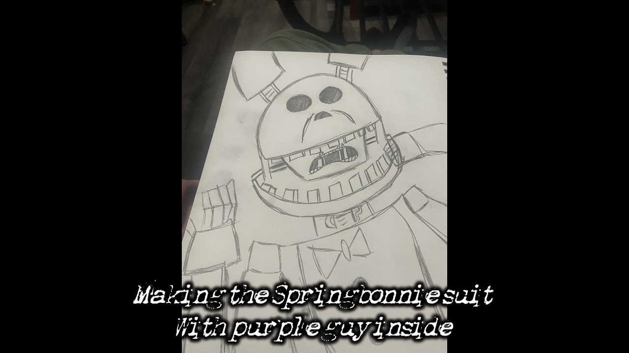 Fnaf Springlock failure drawing (Old Vs New and Behind the scenes ...