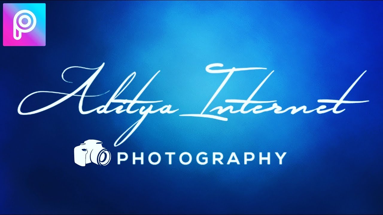 How to Create Your Own Signature Photography in Logo PicsArt ll Logo ...
