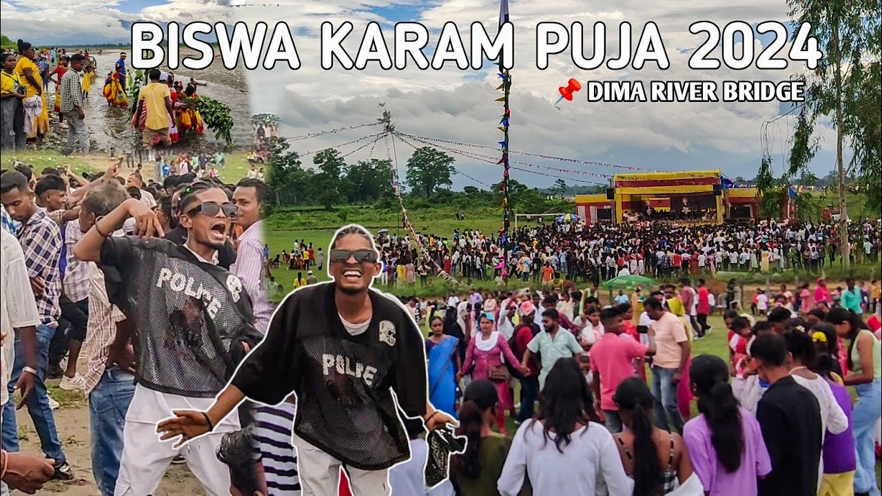 Biswa Karam Puja Bisarjan 2024 | @Dima Bridge | @DooarsHindiVlogs - YouTube