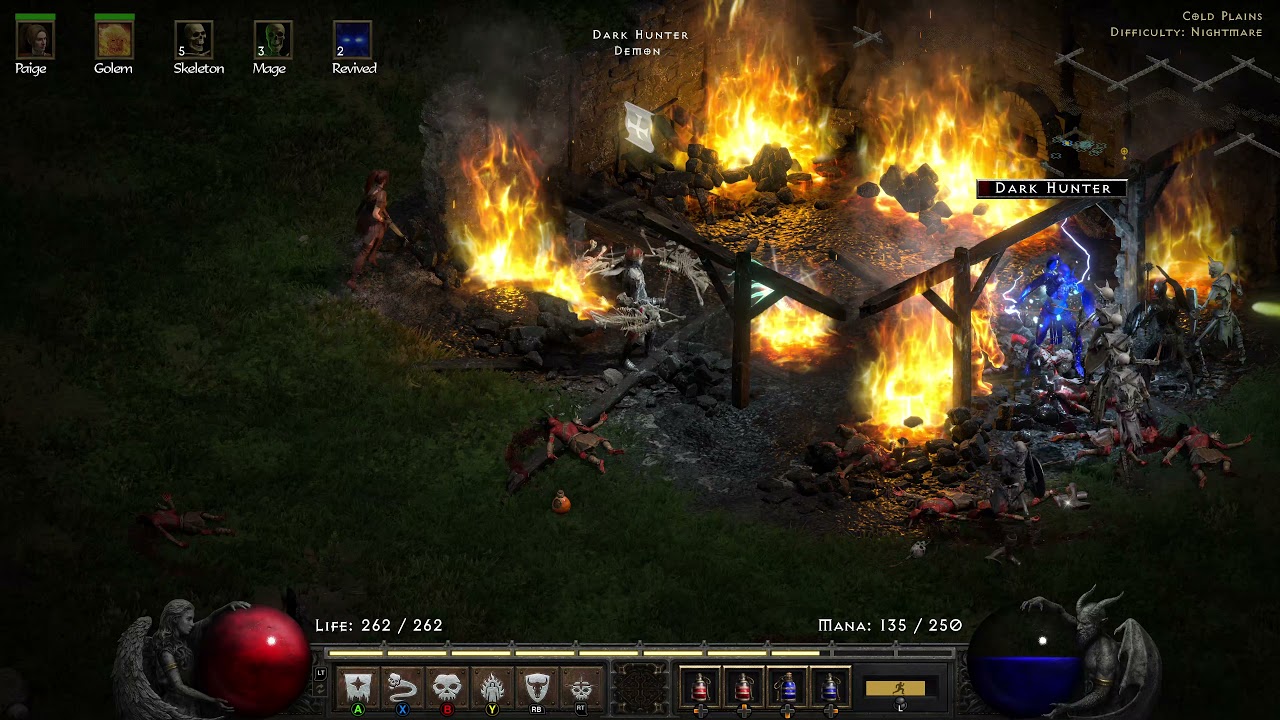 Diablo 2 Resurrected - Ending Blood Raven gameplay - YouTube