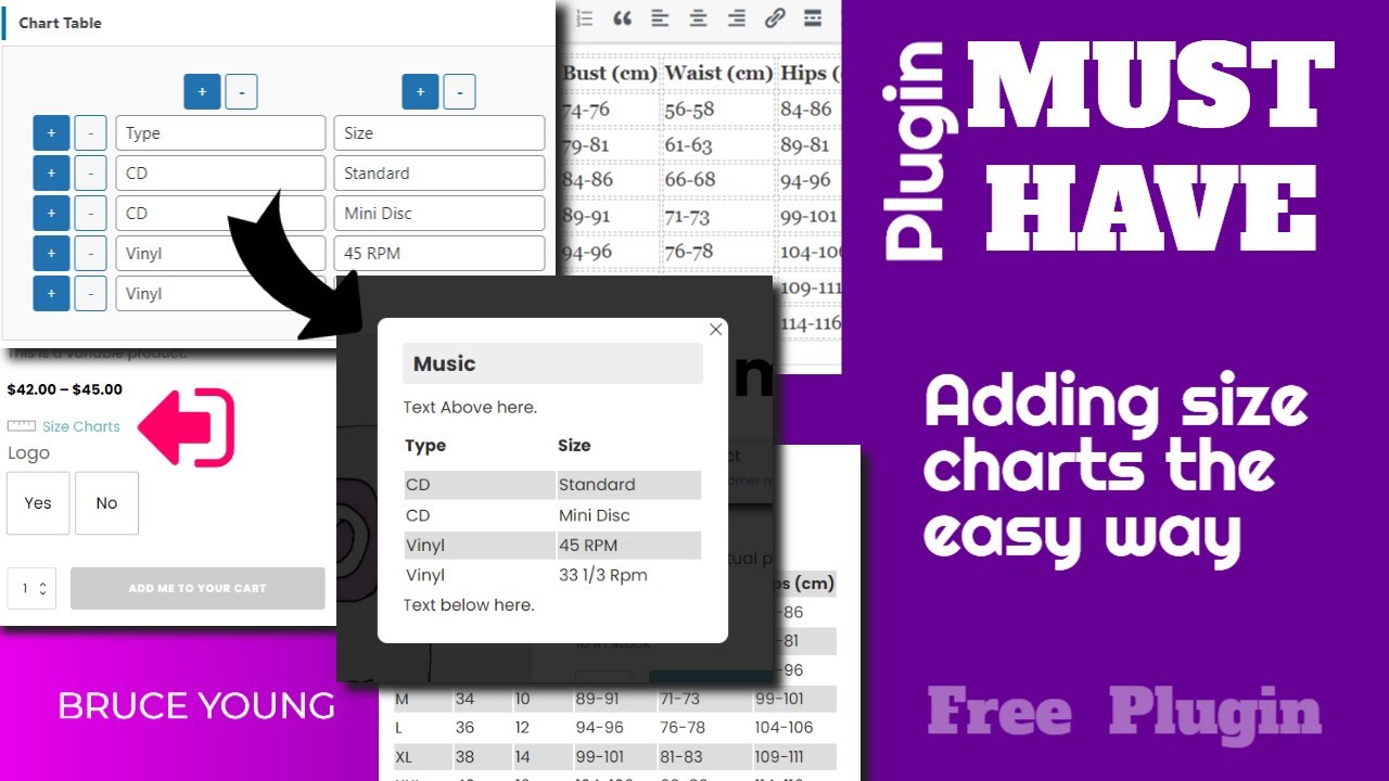 Adding size charts to WooCommerce couldn't be easier [Free Plugin ...