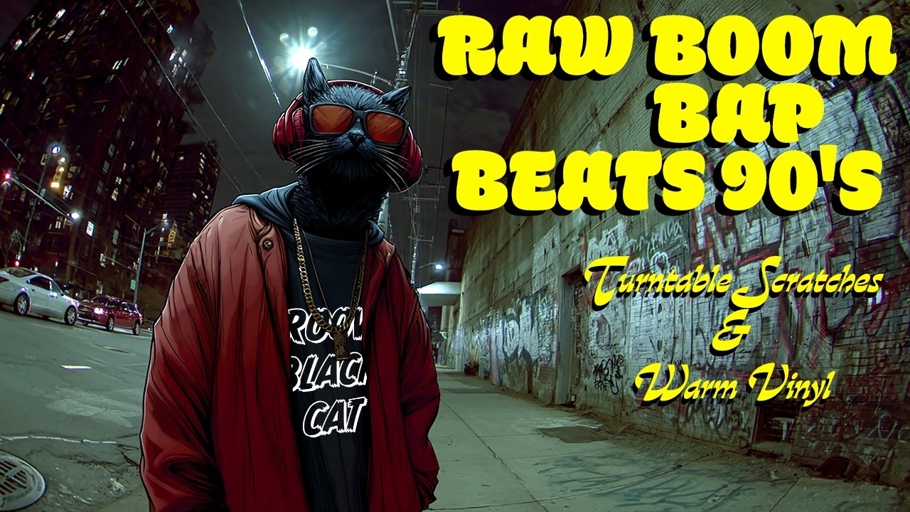 Raw Boom Bap Beats 90's | Hip-Hop Groove Meets Jazz & Funk Rhythm ...