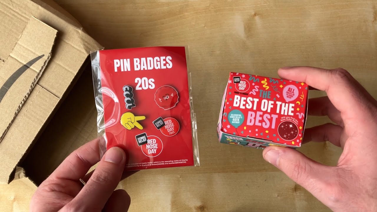 Unboxing Red Nose Day 2025 (UK) - YouTube