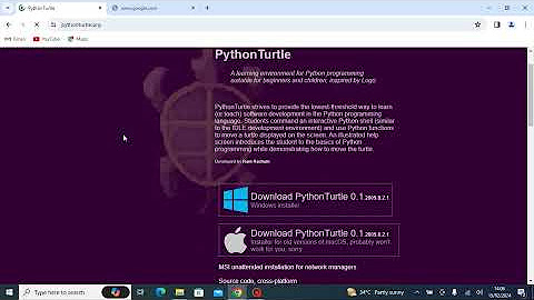 python turtle tutorial - YouTube