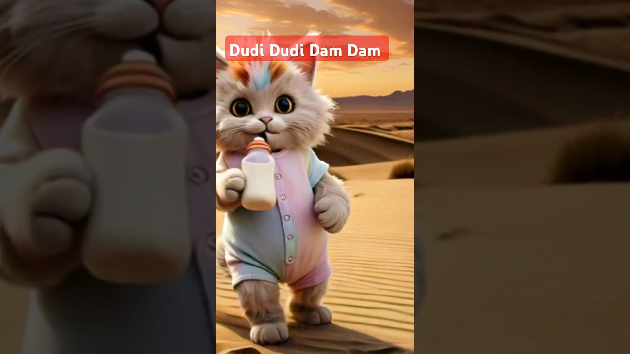 Dudi Dudi Dam Dam #cute #cat #catlover #cats #catshorts #cartoon # ...