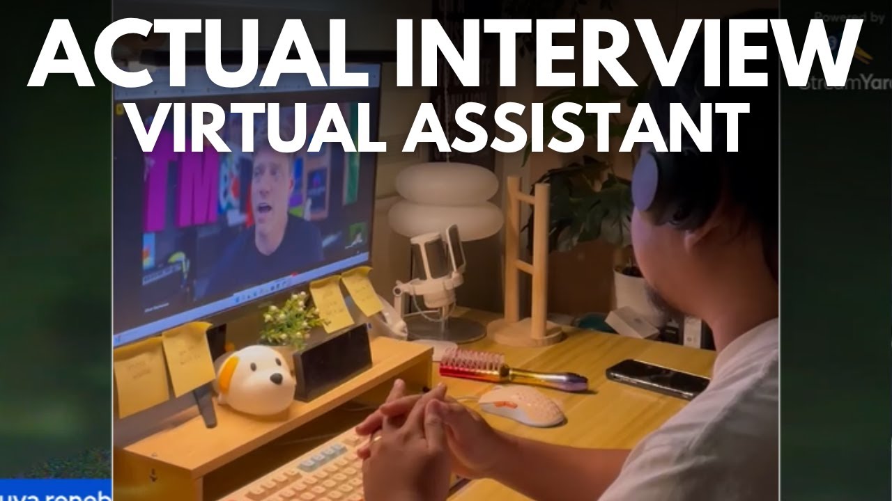 VIRTUAL ASSISTANT ACTUAL INTERVIEW - SOCIAL MEDIA MANAGER (HIRED ...