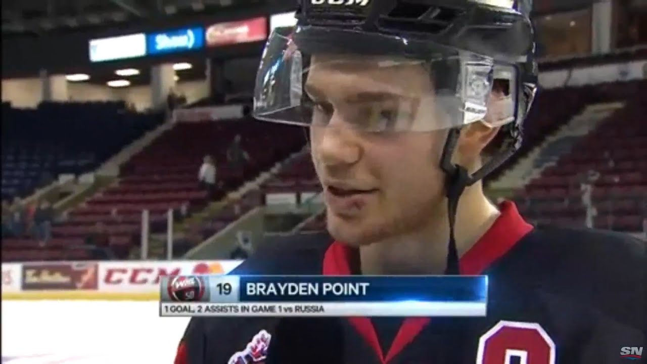 Brayden Point Post Game Comments - YouTube