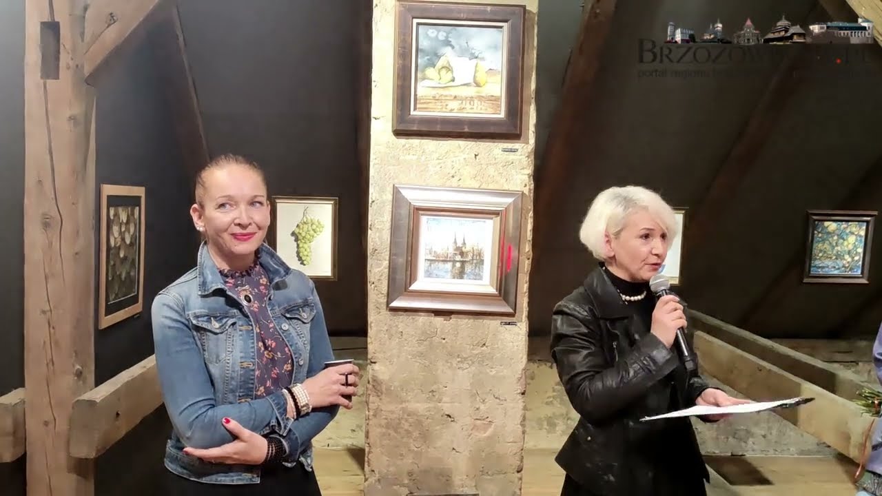 Ada Florek Watercolors. Wernisaż wystawy. - YouTube