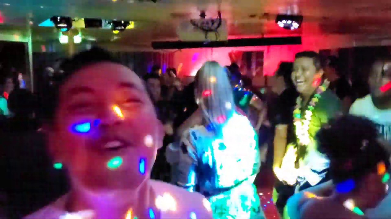 Crew bar party in passenger cruise ship - YouTube