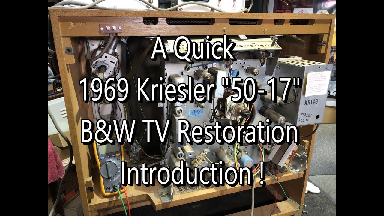AWA 50-17 B&W TV Repair/Restore - Intro - YouTube