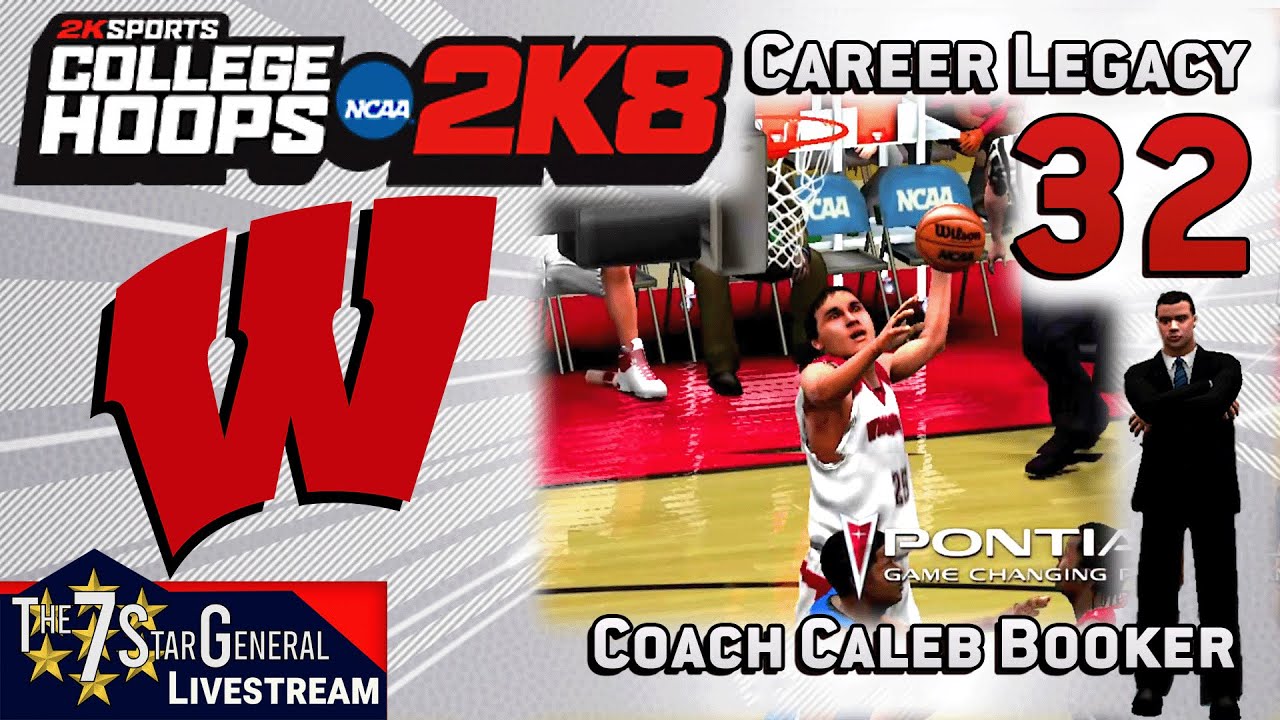 Caleb Booker Career Legacy | College Basketball 2K8 | Livestream 32 ...