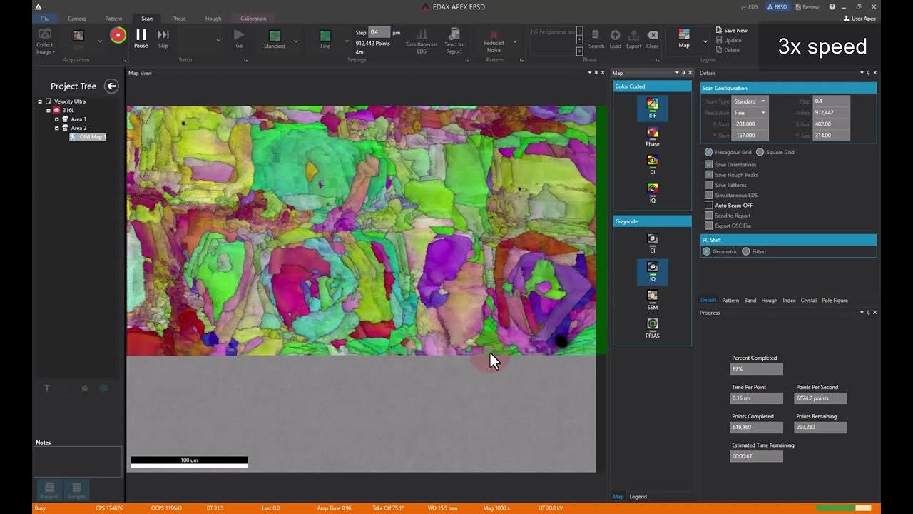 EDAX Velocity Ultra EBSD Detector - YouTube
