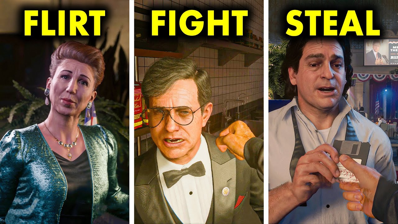 Flirt/Fight/Steal in Most Wanted Mission (All Choices) - Call of Duty ...