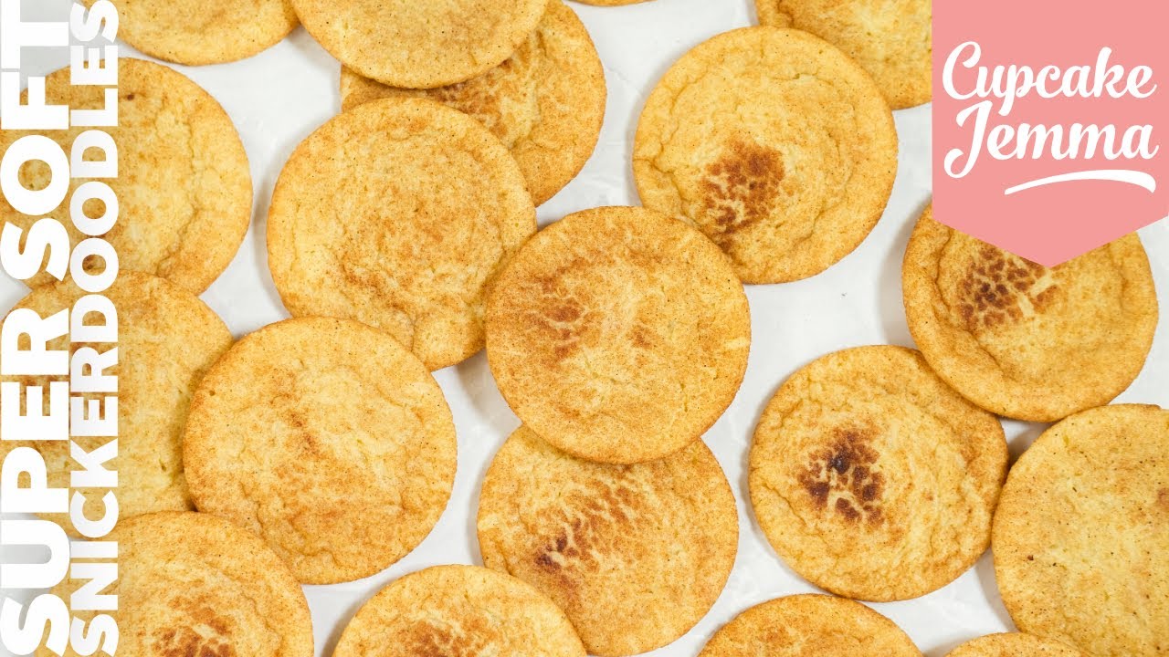 The Very Best Snickerdoodle Recipe | Cupcake Jemma - YouTube