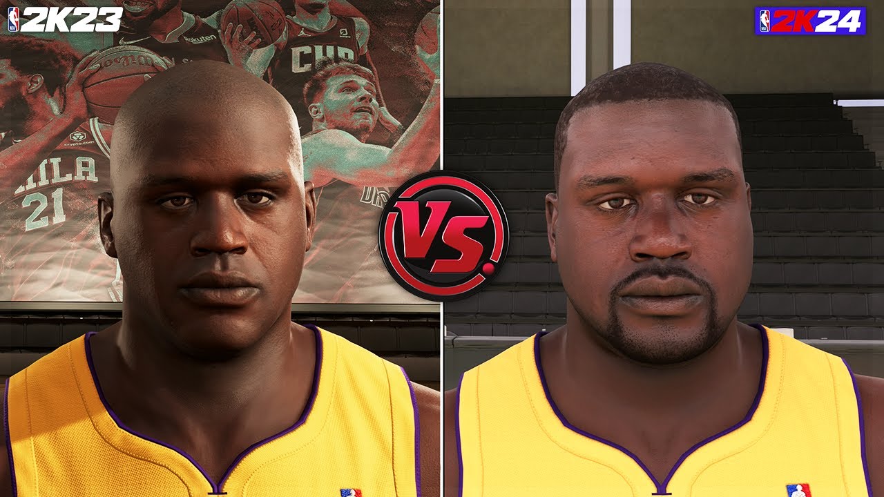 NBA 2K24 vs NBA 2K23 Legends Face Comparison (PS5) | All New Scans ...