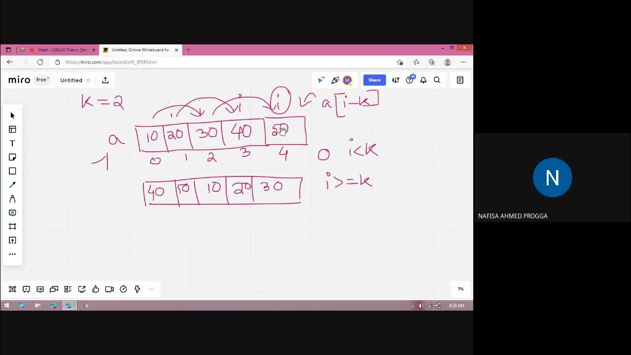 Lecture 2 - Circular Array || CSE220 BRACU || Modhumonty Das || MTY - YouTube