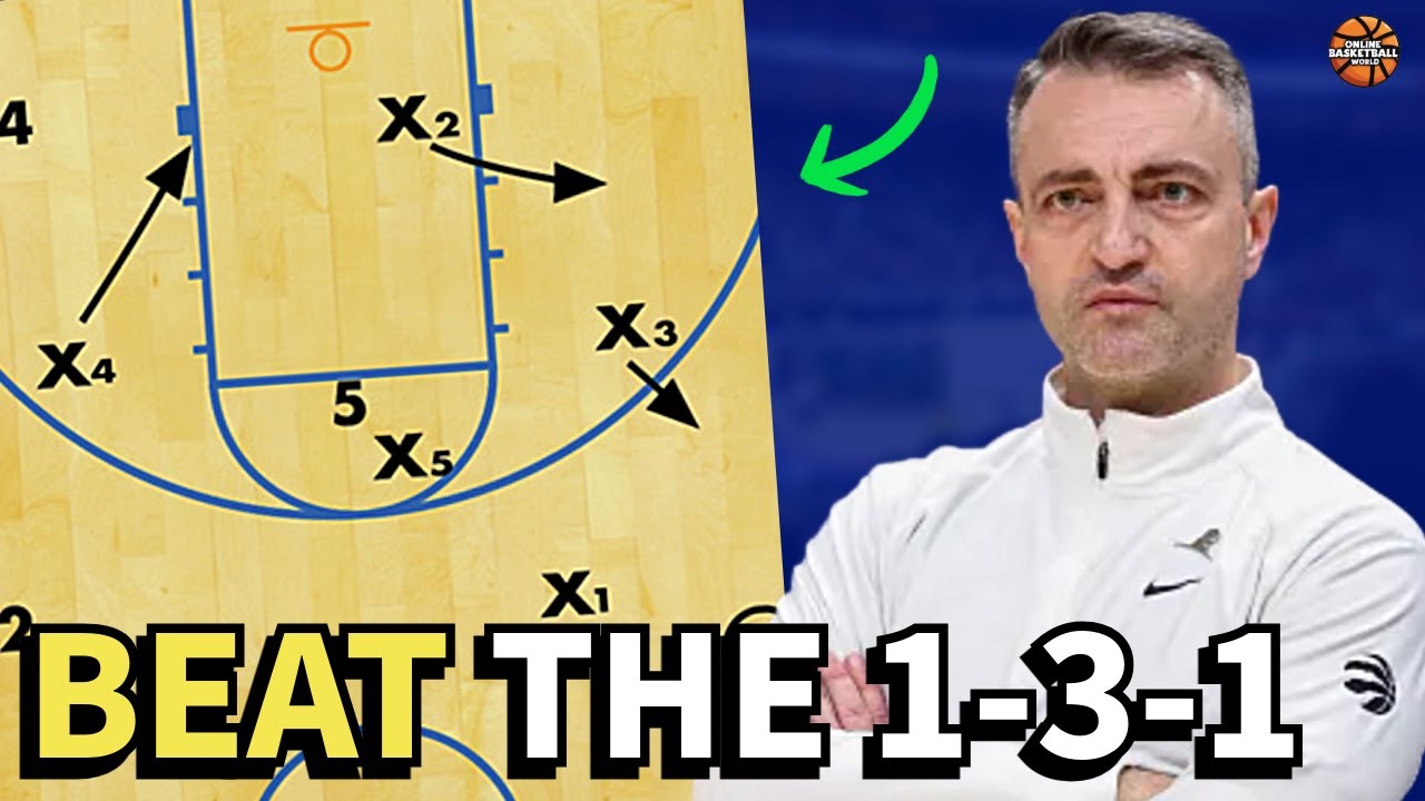 How To Score Against a 1-3-1 Zone Defense! Break The Zone - YouTube