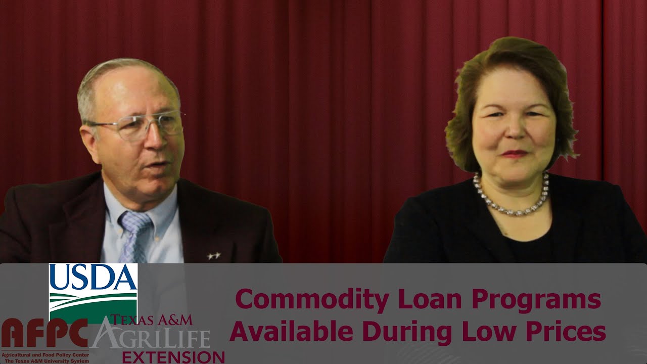 Commodity Loan Programs Available During Low Prices - YouTube