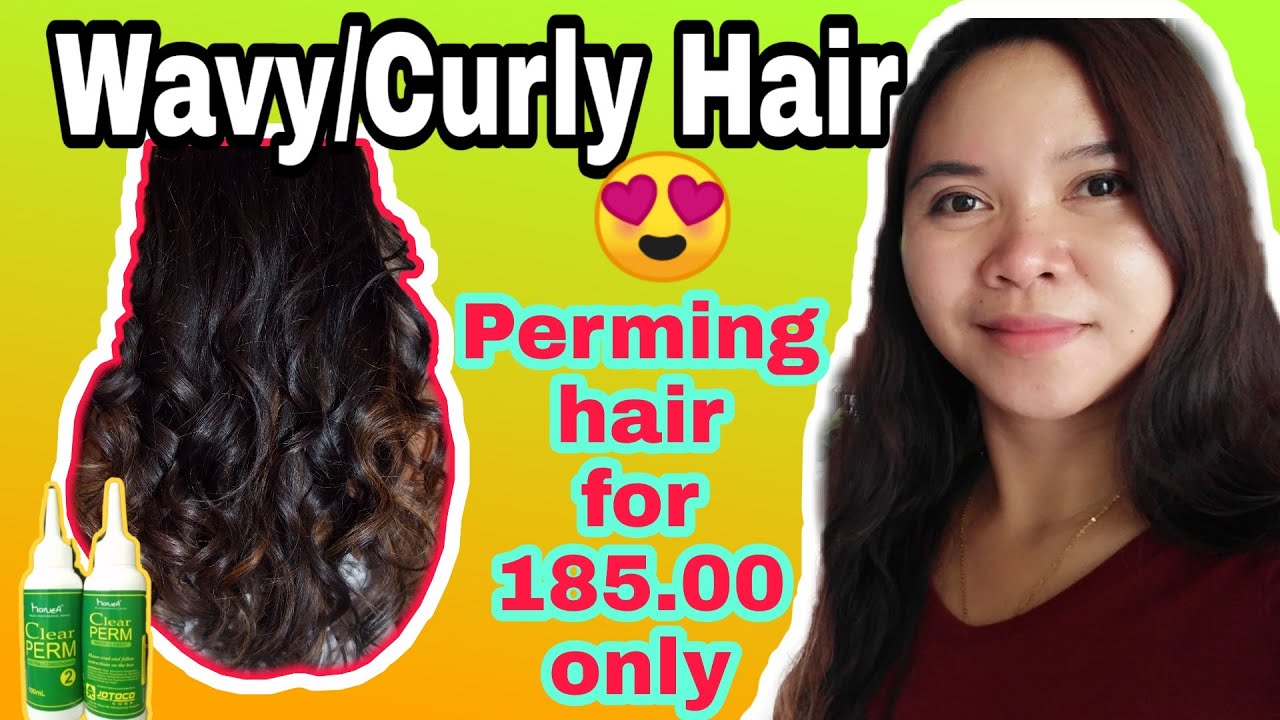 Hair Perming for 185.00 only/Monea Clear Perm - YouTube