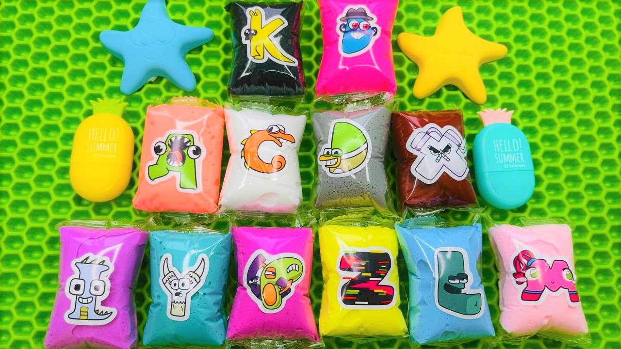 Alphabet Lore – Looking Alphabet A-Z CLAY Big Bags Coloring! Satisfying ...