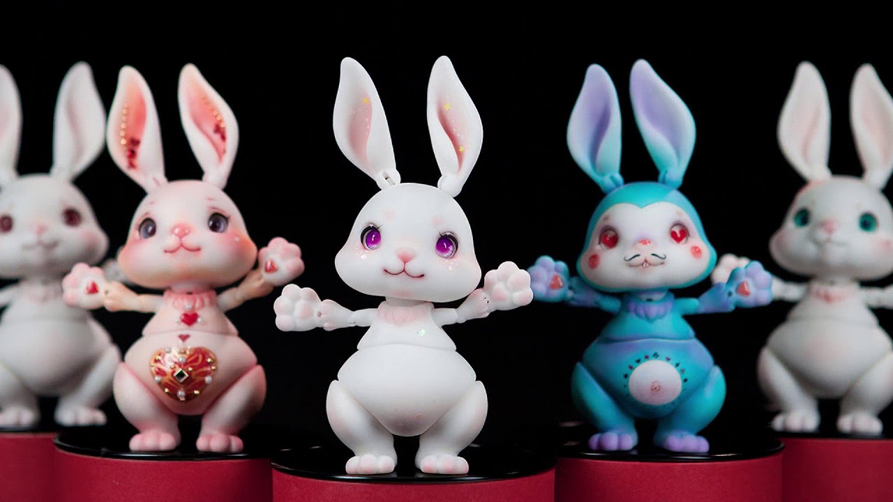 5 rabbits funny dance - YouTube